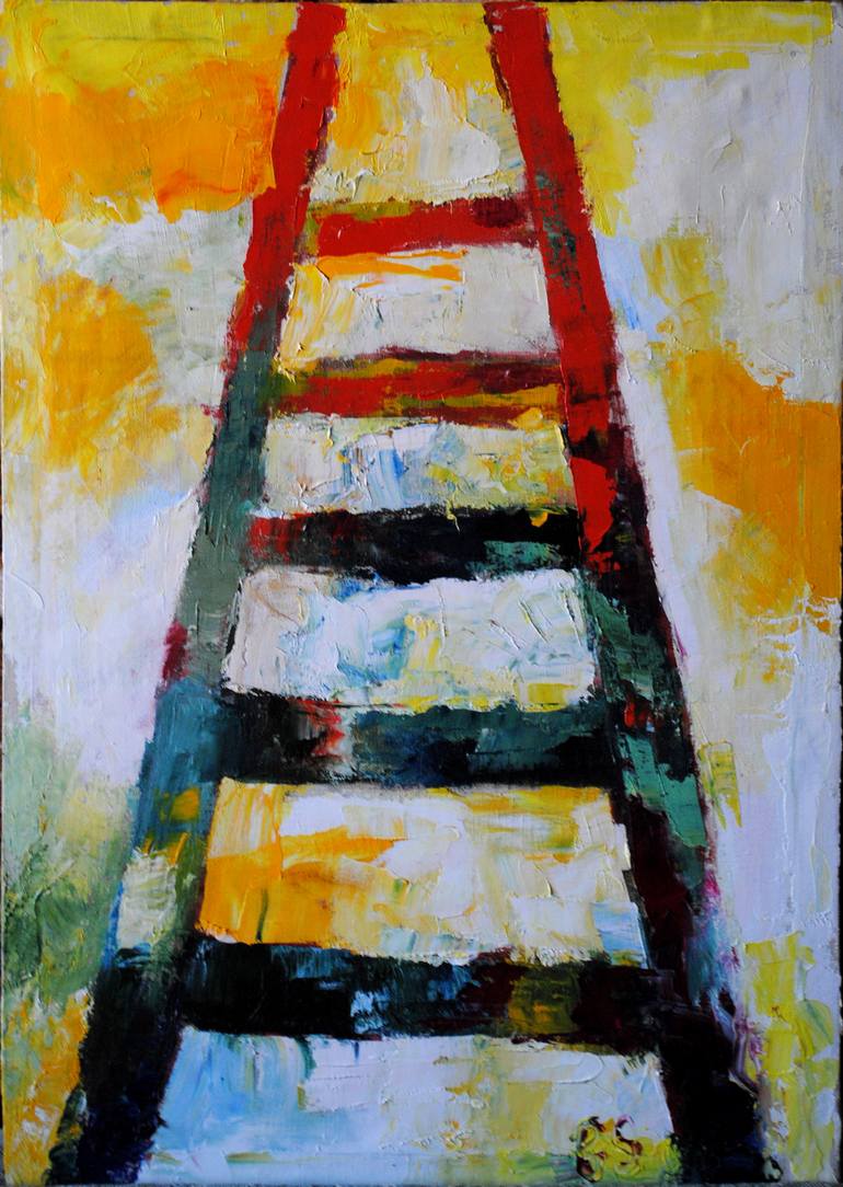 Ladder Painting by Sveta Bedareva | Saatchi Art
