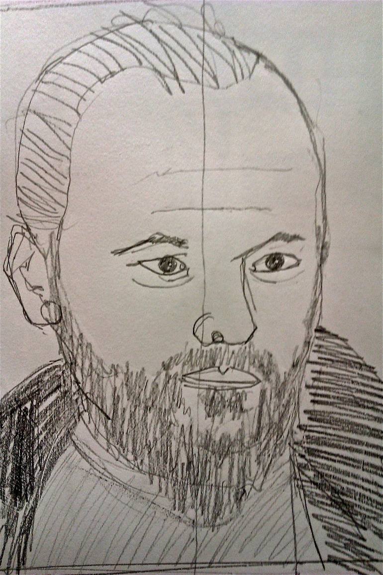 Antony Drawing by Jonathan Hughes | Saatchi Art