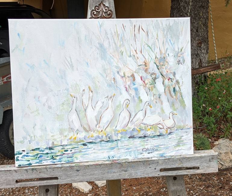 The Ups and Downs of Duck Life Painting by Chris Walker | Saatchi Art