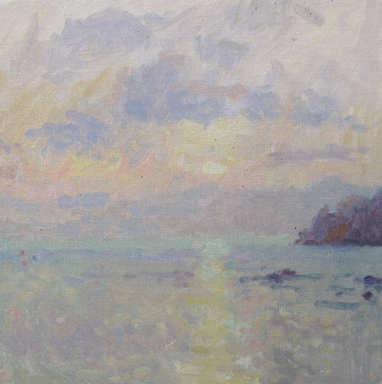 Sunrise, Winter Morning Painting by James Woolley | Saatchi Art