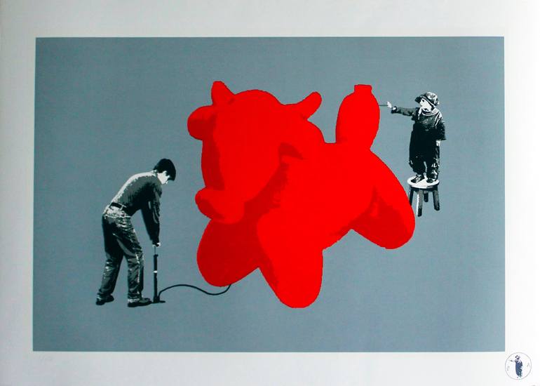 Wall Street Bull Printmaking by Panos Antonopoulos | Saatchi Art