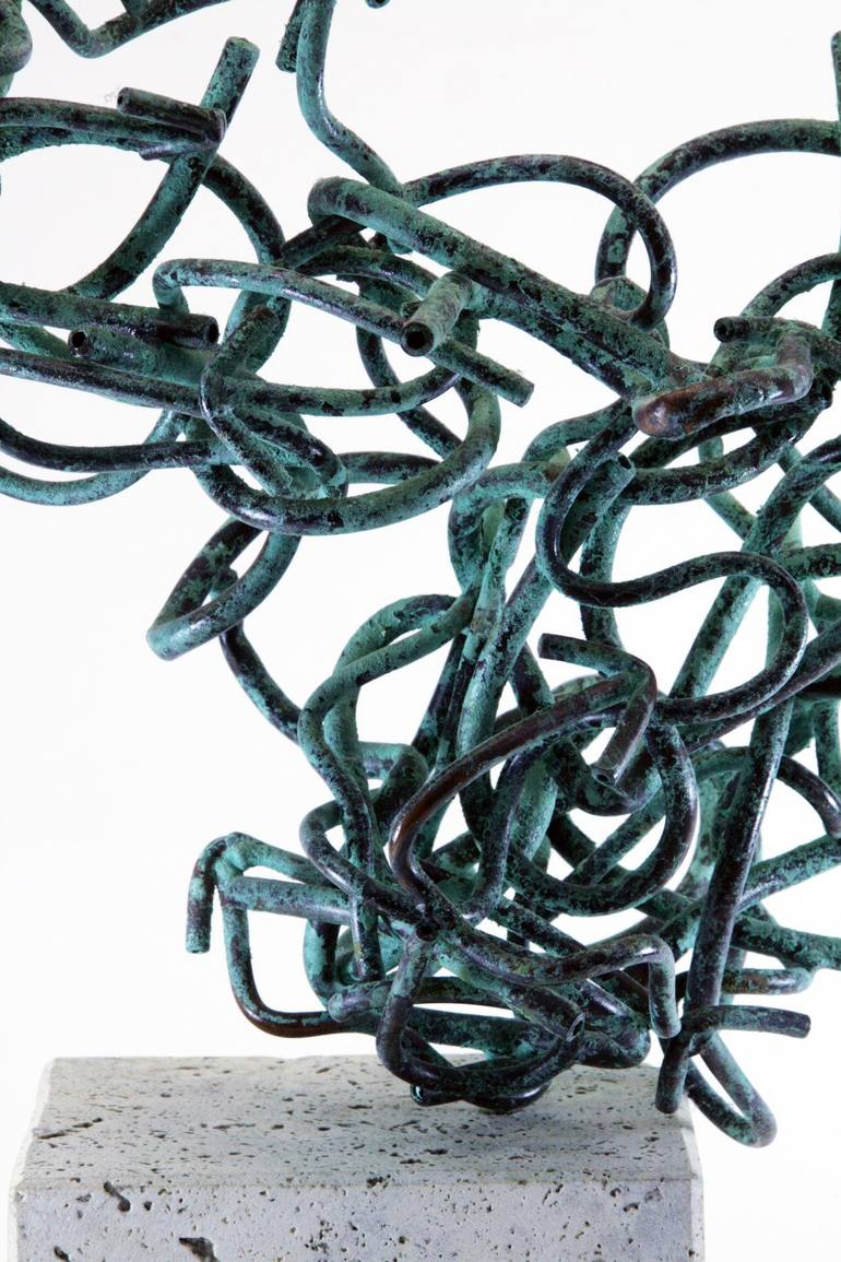 green fire II Sculpture by Jure Markota | Saatchi Art