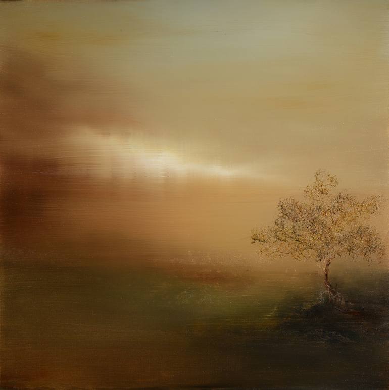 The Old Oak Painting by Maurice Sapiro | Saatchi Art