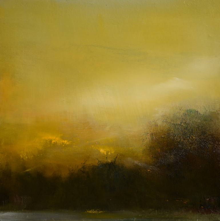 The Gentle Touch Of Evening Painting by Maurice Sapiro | Saatchi Art