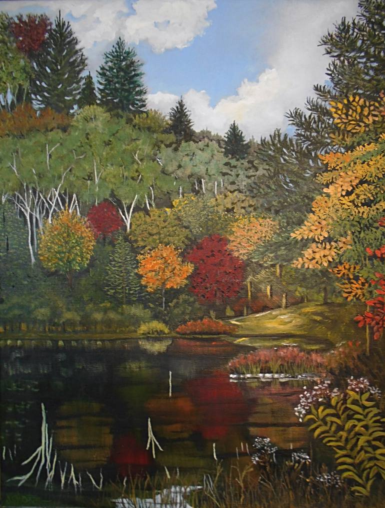 Late September Painting by Janet Glatz | Saatchi Art