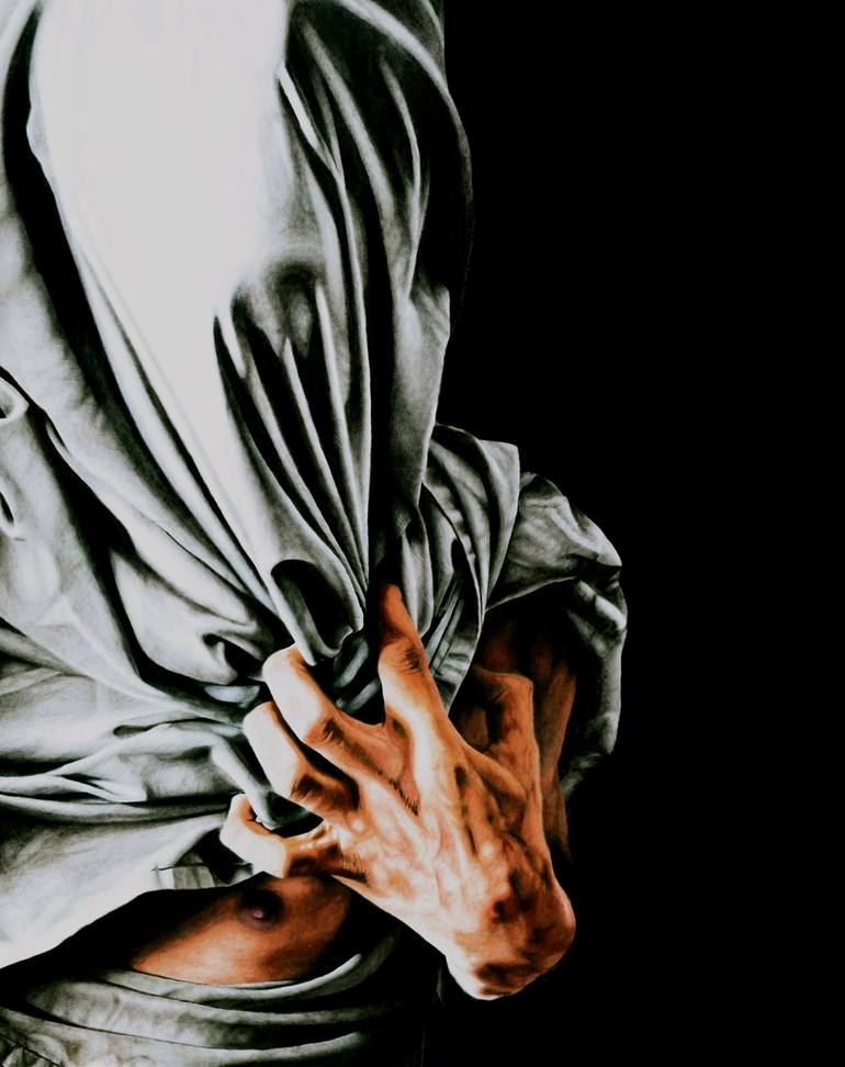 Calloused Hope Painting by Michael LaBua | Saatchi Art