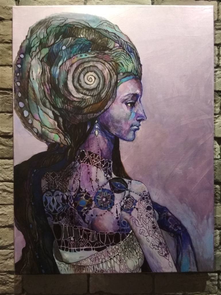 Perlmutter Painting by Olga Zelinskaya | Saatchi Art