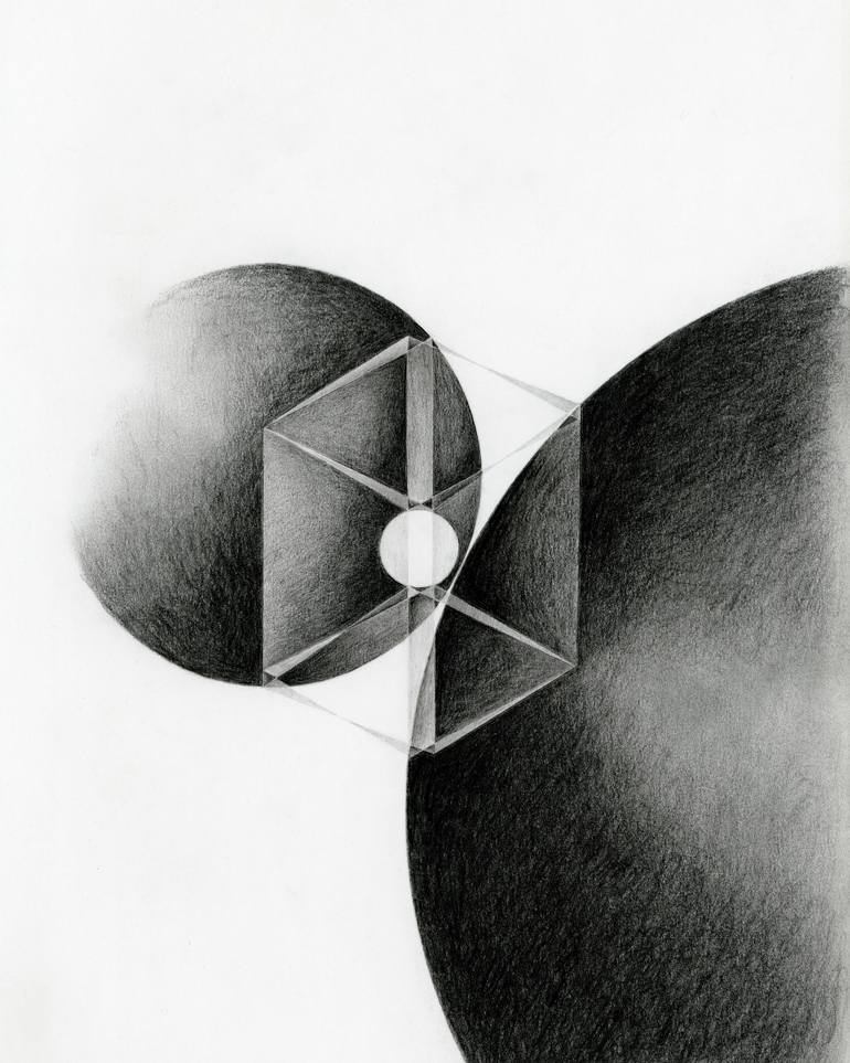untitled (extra dimensions) Drawing by Robin Spencer | Saatchi Art