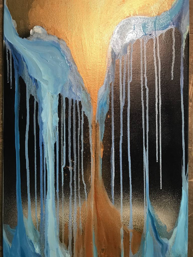 Drain the World Painting by Kayla Angelini | Saatchi Art