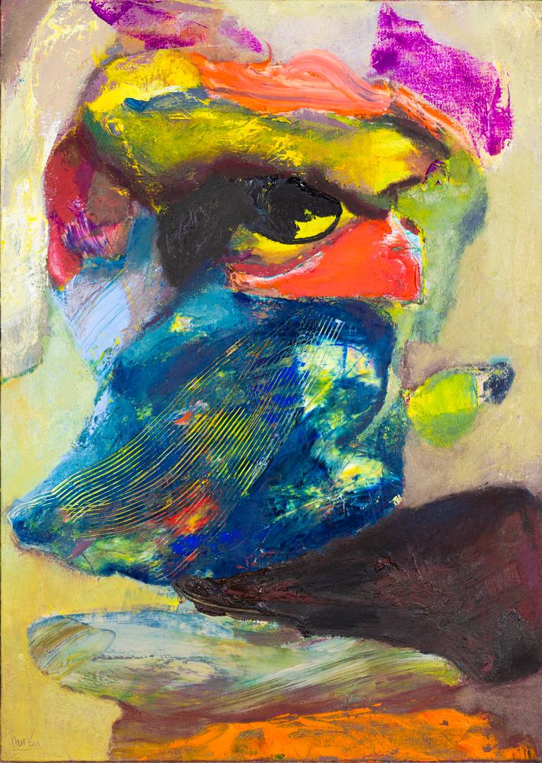 Shapes for a portrait II Painting by Álvaro Marzán | Saatchi Art
