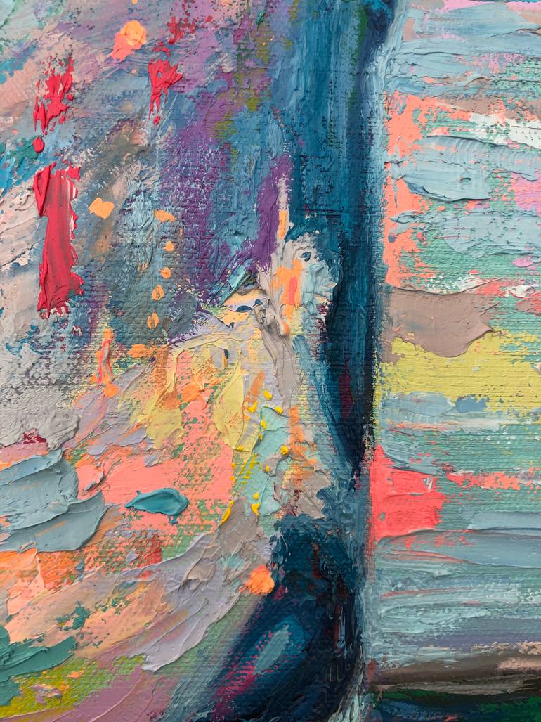 Colourful Glass Of Water Series 1 Painting by Emma May Riley | Saatchi Art