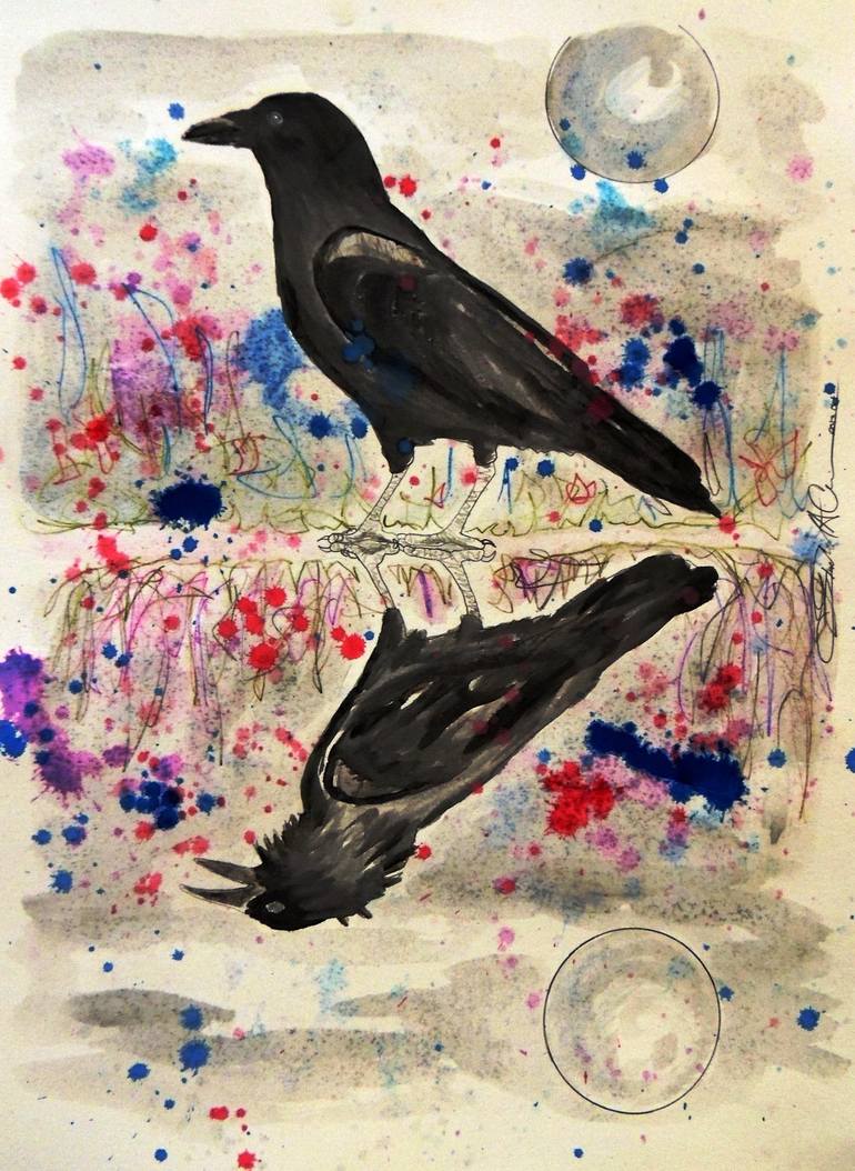 Jack Crow Painting by Rachel Cross | Saatchi Art