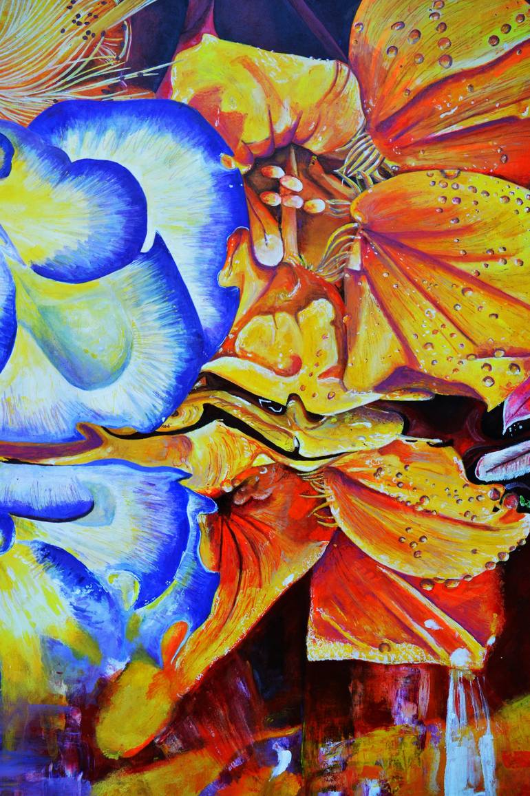 Abstract Flowers Painting by arty anna | Saatchi Art