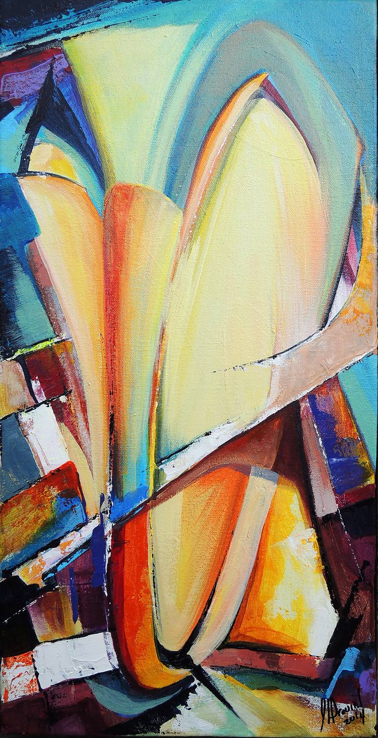 Abstraction-3-SerieB-2014 Painting by Jacques Drouin | Saatchi Art