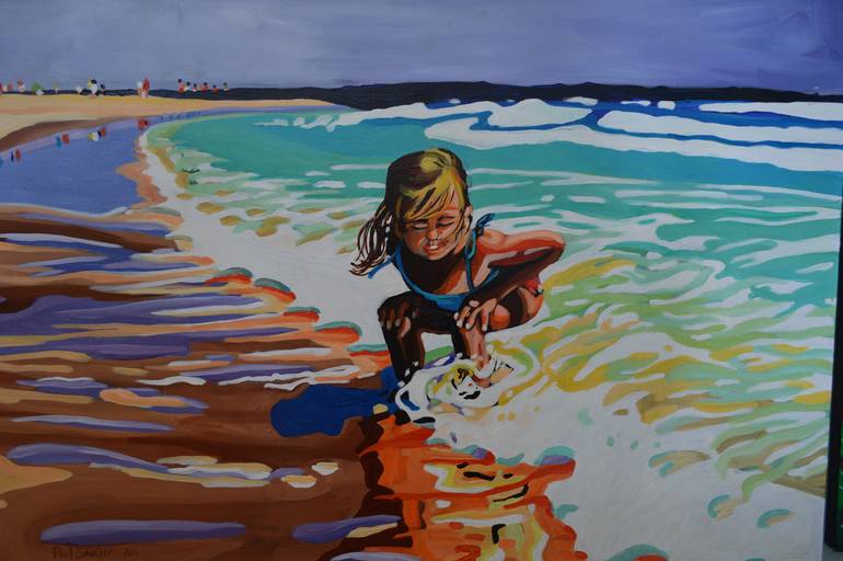 La petite sirène Painting by Paul Saucier | Saatchi Art