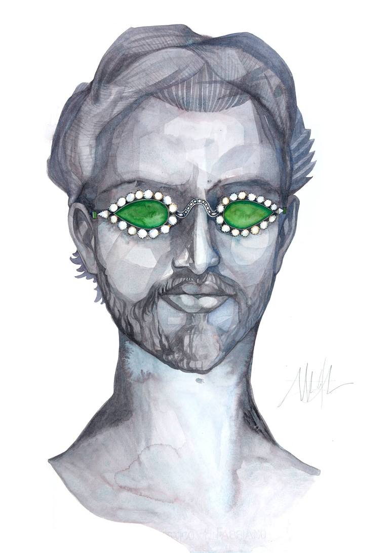 Shah Jahan Reclaims his Spectacles Painting by Michelle Thomas ...