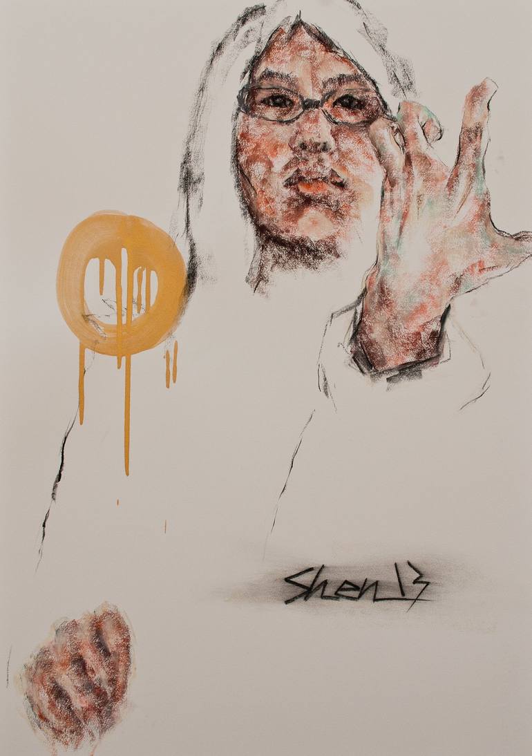 Being Inspired Drawing by Chia Hui Shen | Saatchi Art