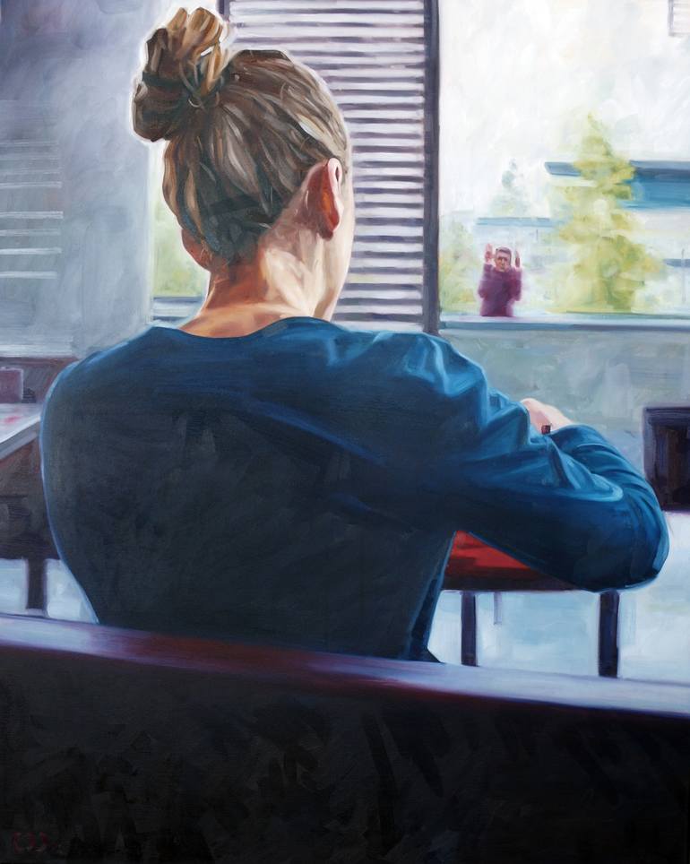 shining through Painting by Daniel Wimmer | Saatchi Art