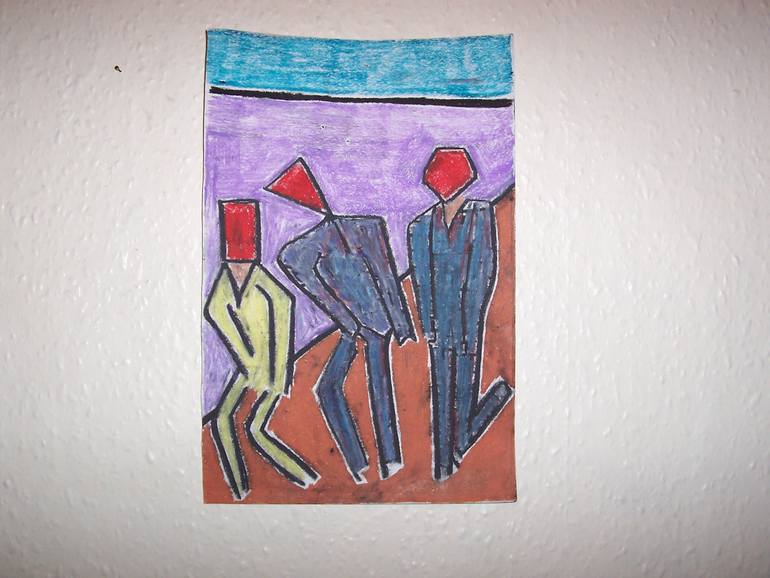 ODD PEOPLE Drawing by Nikolase wick | Saatchi Art