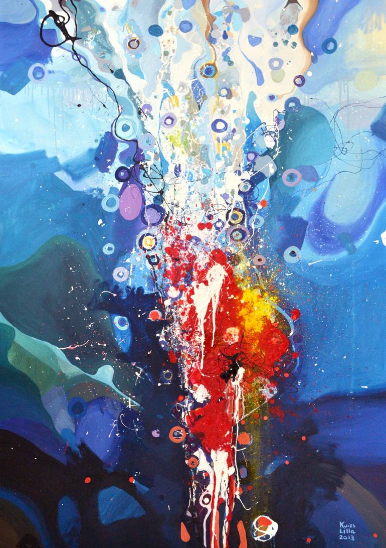 The beginning of the world Painting by Lilla Kuizs | Saatchi Art