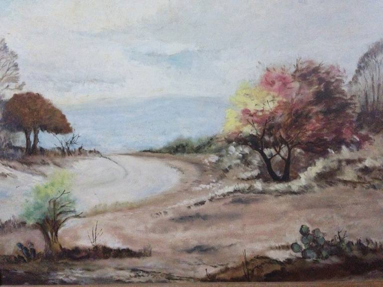 The Lone Tree Painting by Lavanya Venkatesh | Saatchi Art