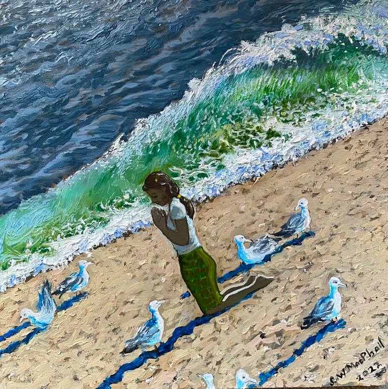 Saying a prayer Painting by Stephen Macphail | Saatchi Art