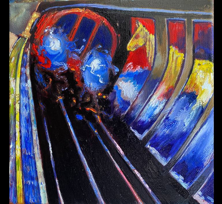 The Yellow Horse Painting by Stephen MacPhail | Saatchi Art