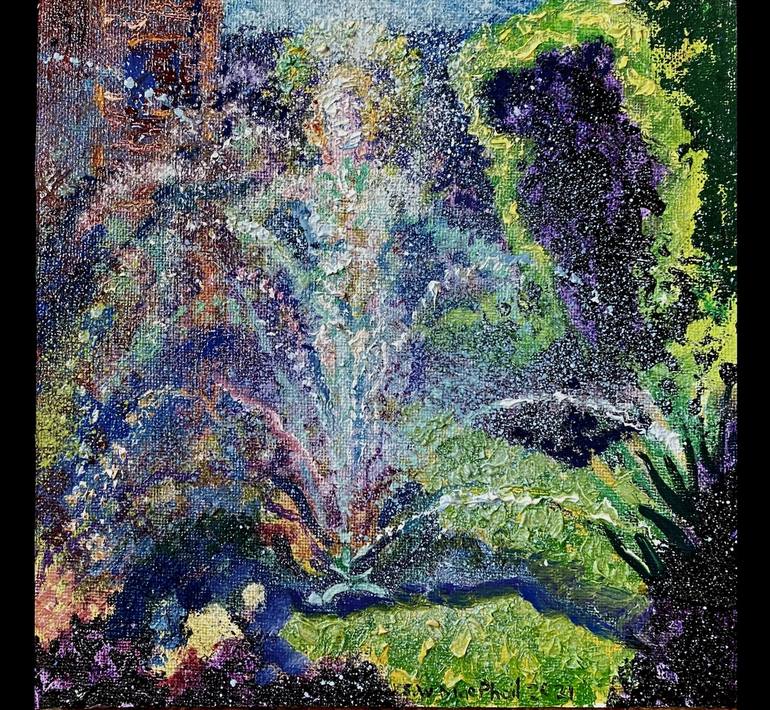 Sprinkler Apparition Painting by Stephen Macphail | Saatchi Art