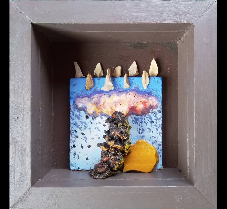 The Shit That Causes War Painting by Stephen MacPhail | Saatchi Art