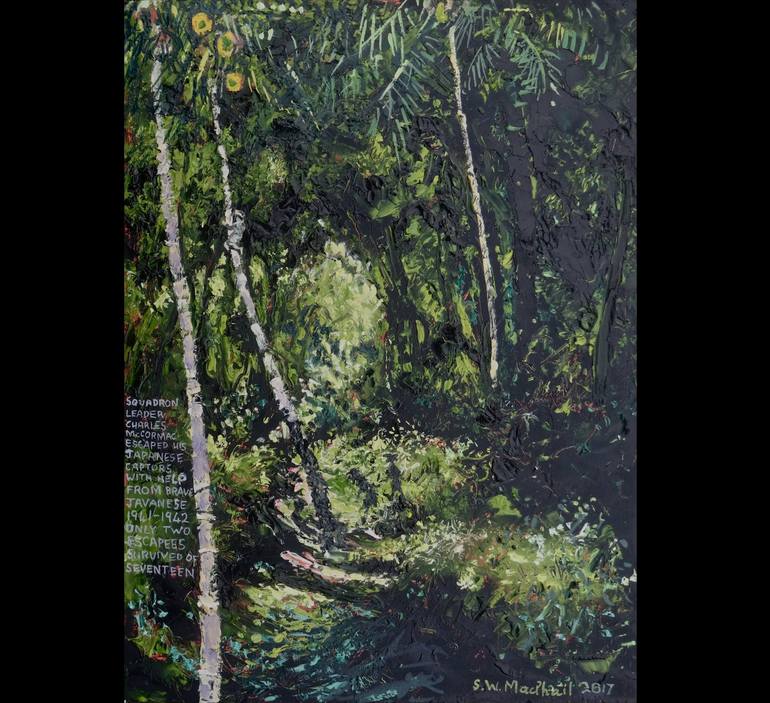 Charles McCormack Climbs For Coconuts Painting by Stephen MacPhail ...