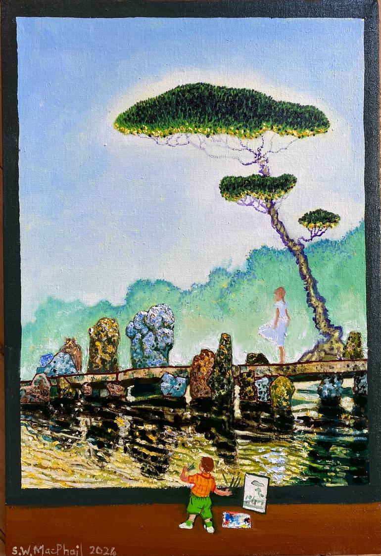 Catching A Gentle Breeze Painting by Stephen MacPhail | Saatchi Art