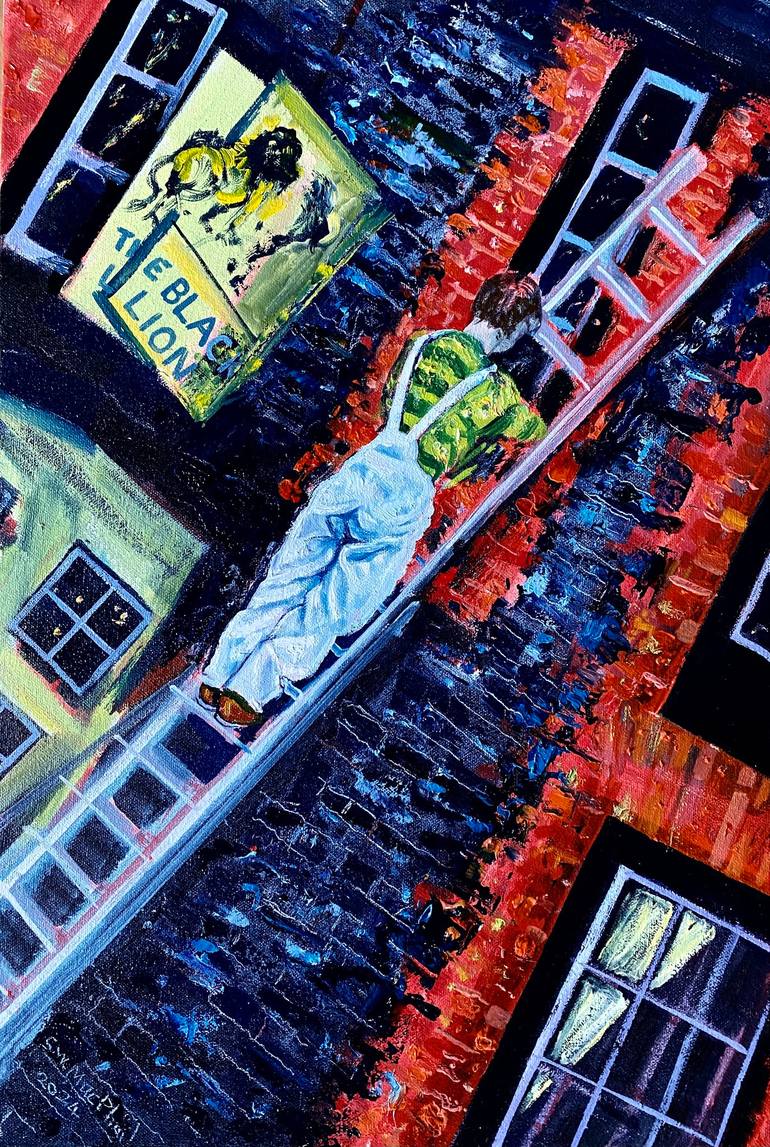 A Happy Painter Painting by Stephen MacPhail | Saatchi Art