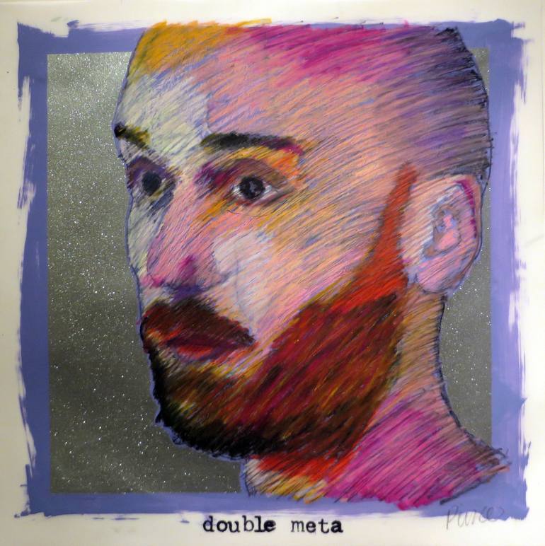 double meta Drawing by Michael Pierce | Saatchi Art