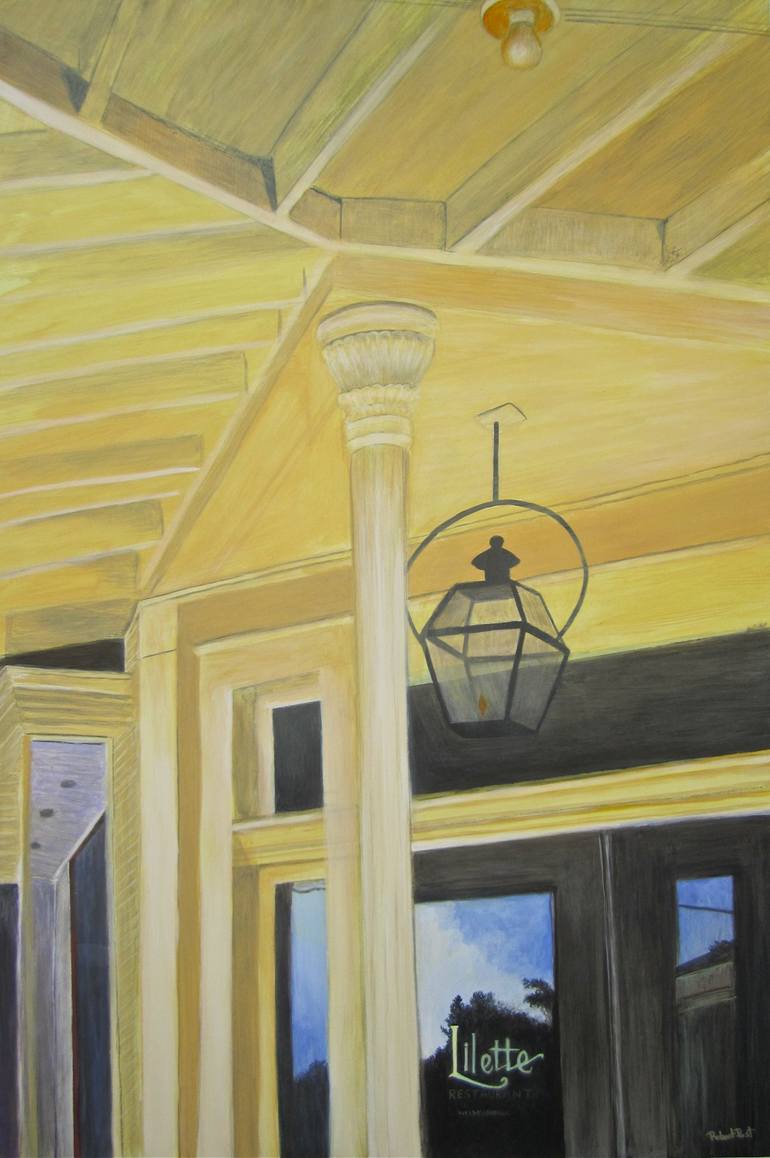 Lilette Restaurant Painting by Robert Post | Saatchi Art