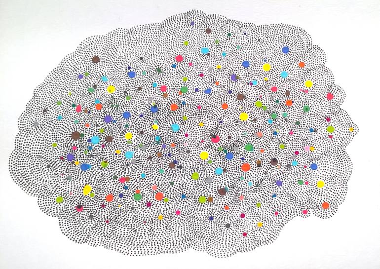 Dark Matters Drawing by Peter Giles | Saatchi Art