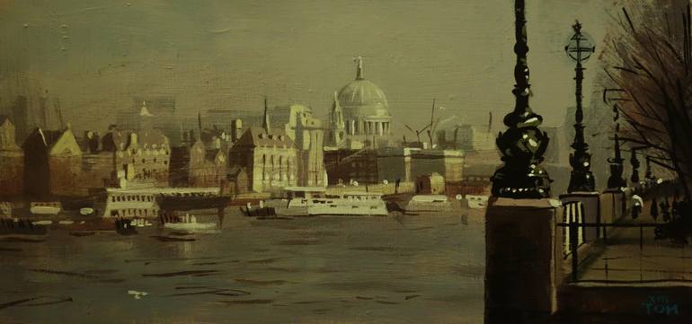 St Pauls, London Painting by Tom Marsh | Saatchi Art