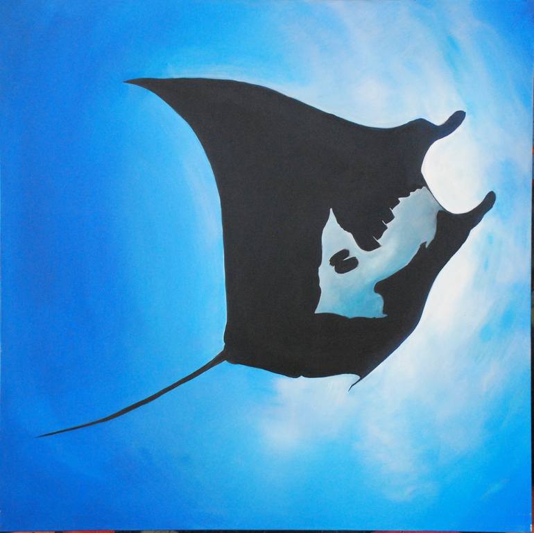 Manta Painting by Davide RATZO Ratti | Saatchi Art