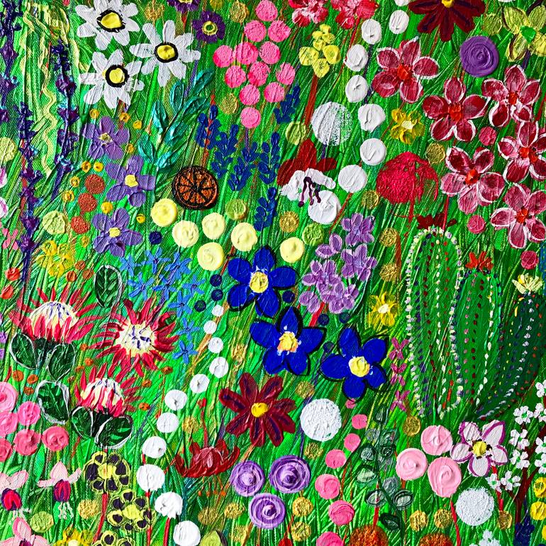 THE FLOWERS OF CHELSEA FLOWER SHOW Painting by Charron Pugsley-hill ...