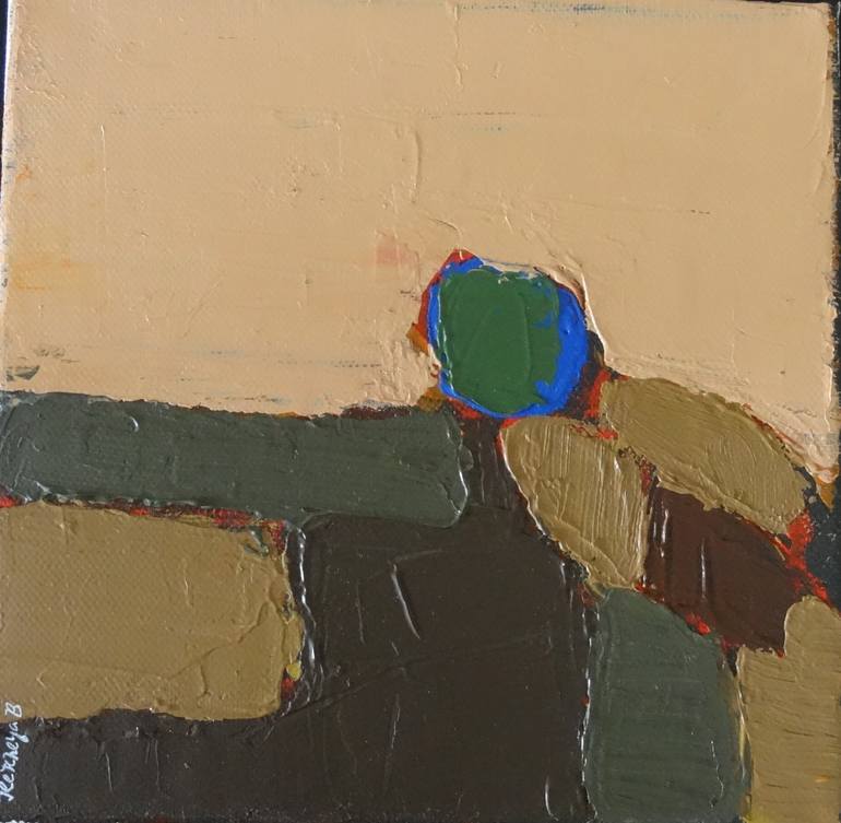 Cliff Painting by Rekheya Bhattacharya | Saatchi Art