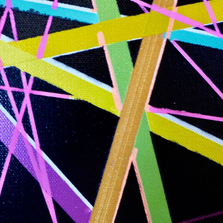 Network Black Neon Painting by Colin McCallum | Saatchi Art