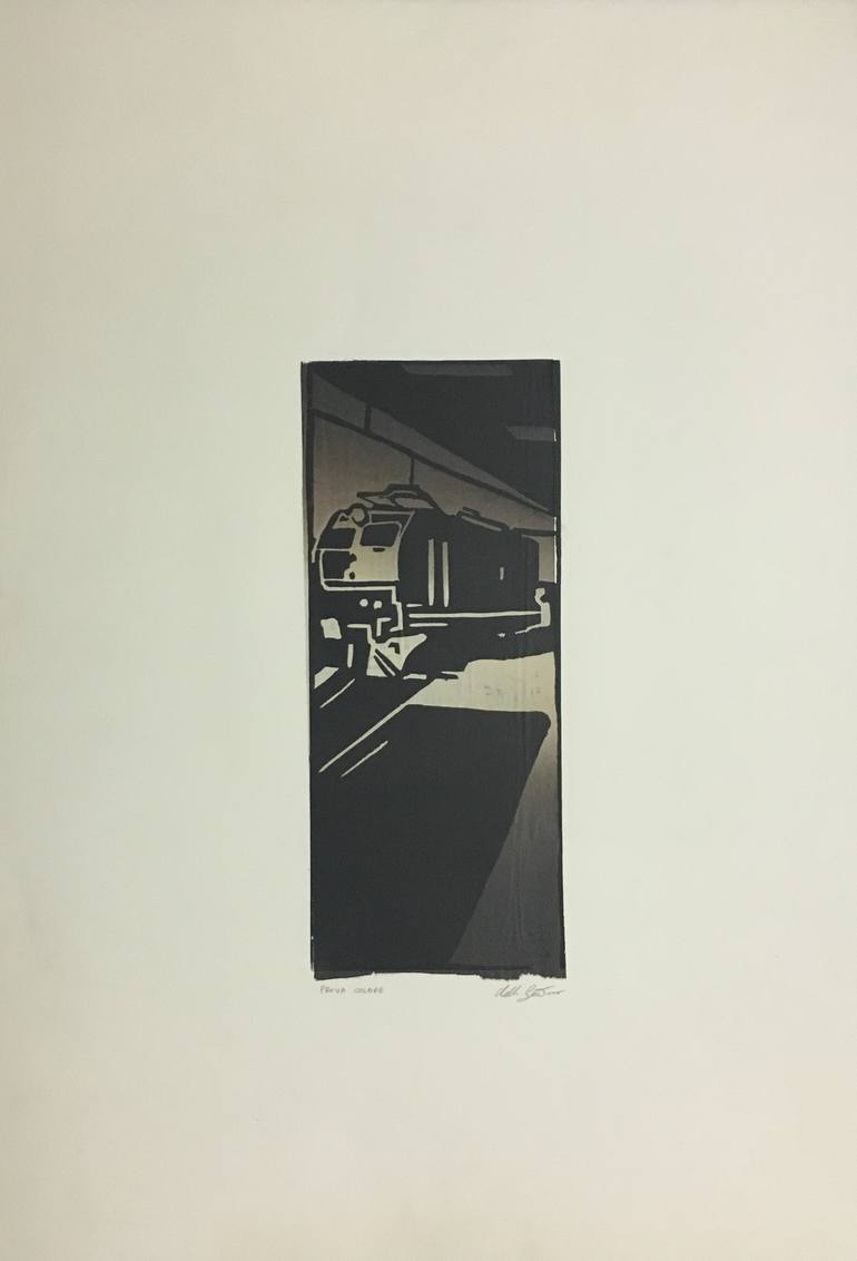 Train 2 - Limited Edition 1 of 1 Printmaking by Gaetano Vella | Saatchi Art