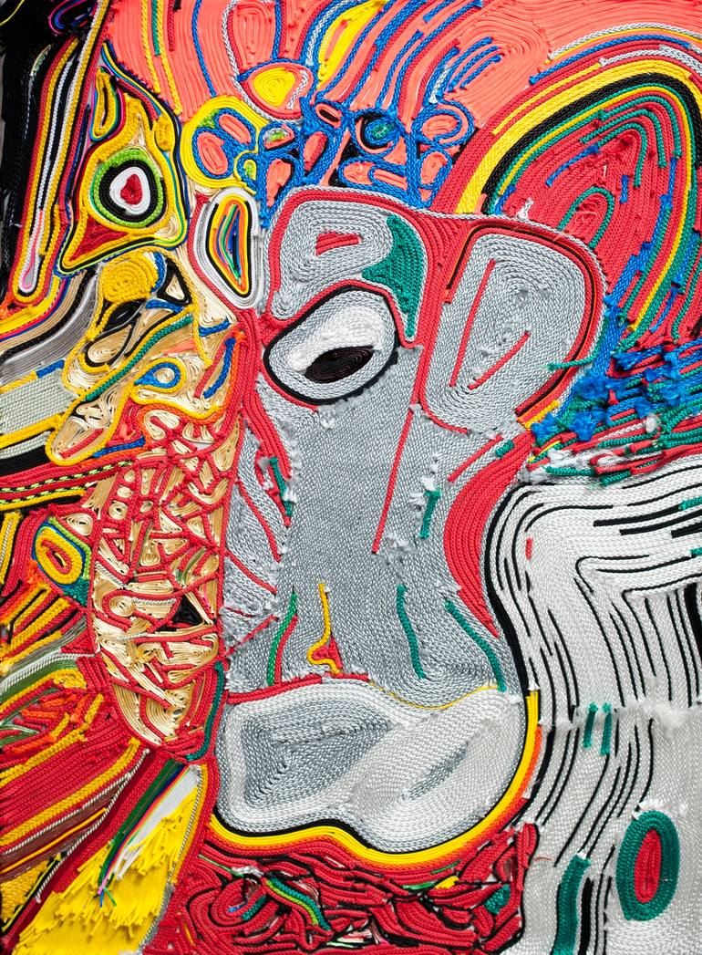Grasshopper Collage by Karina Antonczak | Saatchi Art