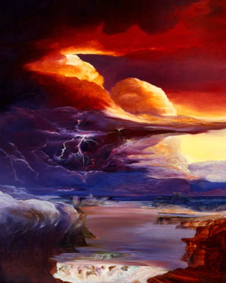 Thunder Painting by Gary Miller Youst | Saatchi Art