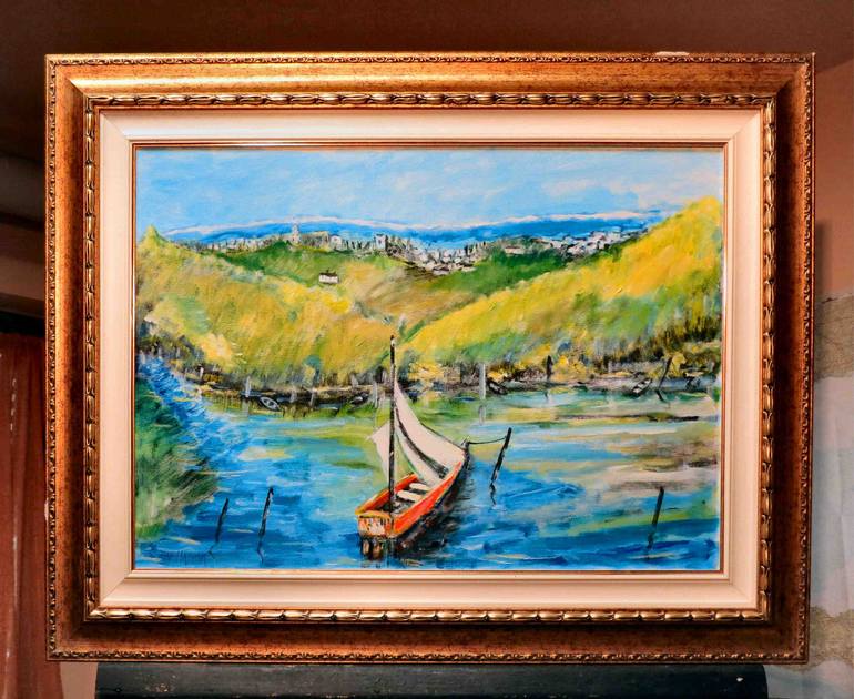 Positano Painting by Aurelio Villanova | Saatchi Art