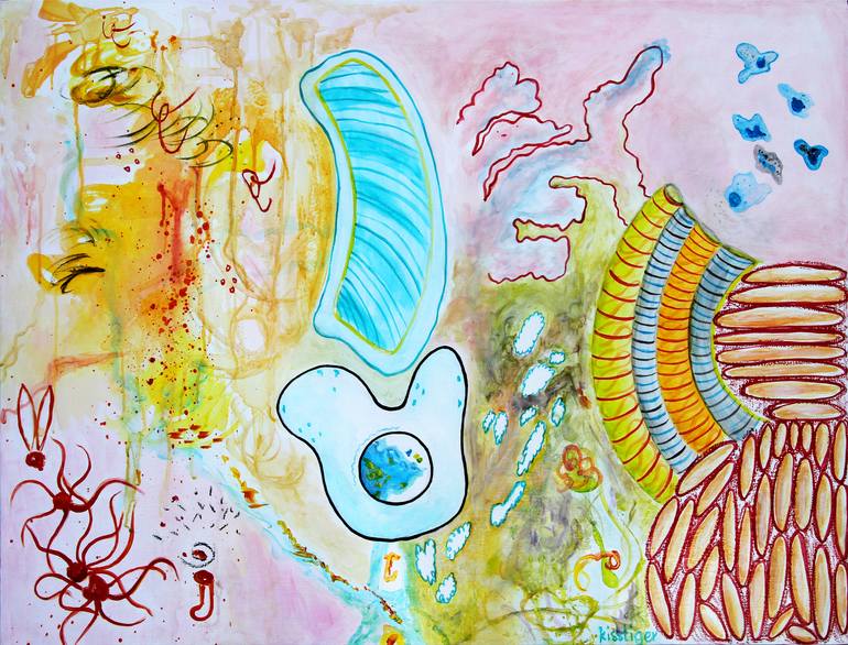 Escape of Poor Leno Painting by Stella Kisstiger | Saatchi Art