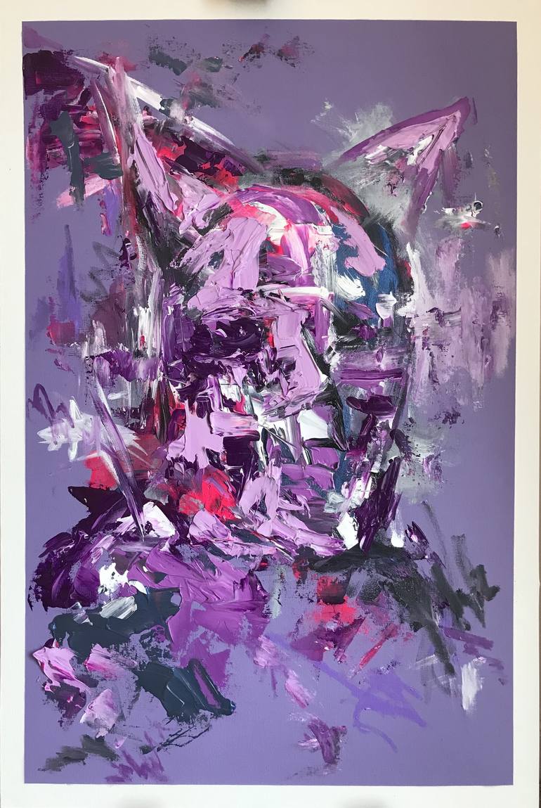 Batman fell down the stairs Painting by Elmo Hood | Saatchi Art
