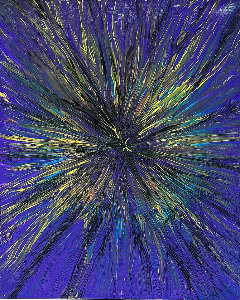 Volcanology Painting by Noush Sanatgar | Saatchi Art