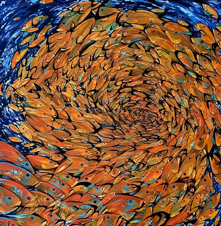 Viaje sin Retorno Painting by Felix Murillo | Saatchi Art