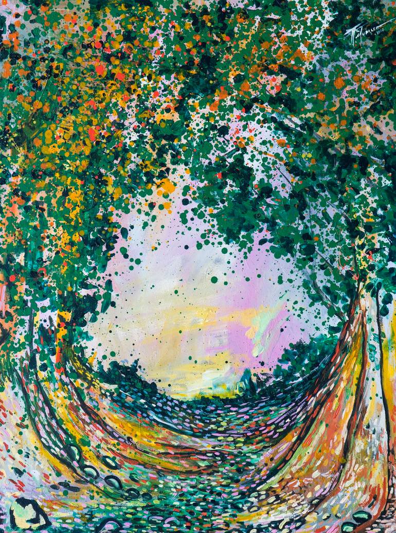 Con el crepúsculo Painting by Felix Murillo | Saatchi Art