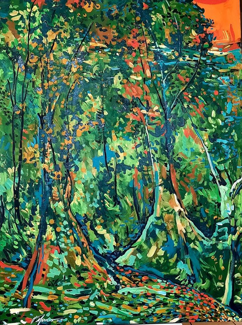 En el mirador Painting by Felix Murillo | Saatchi Art